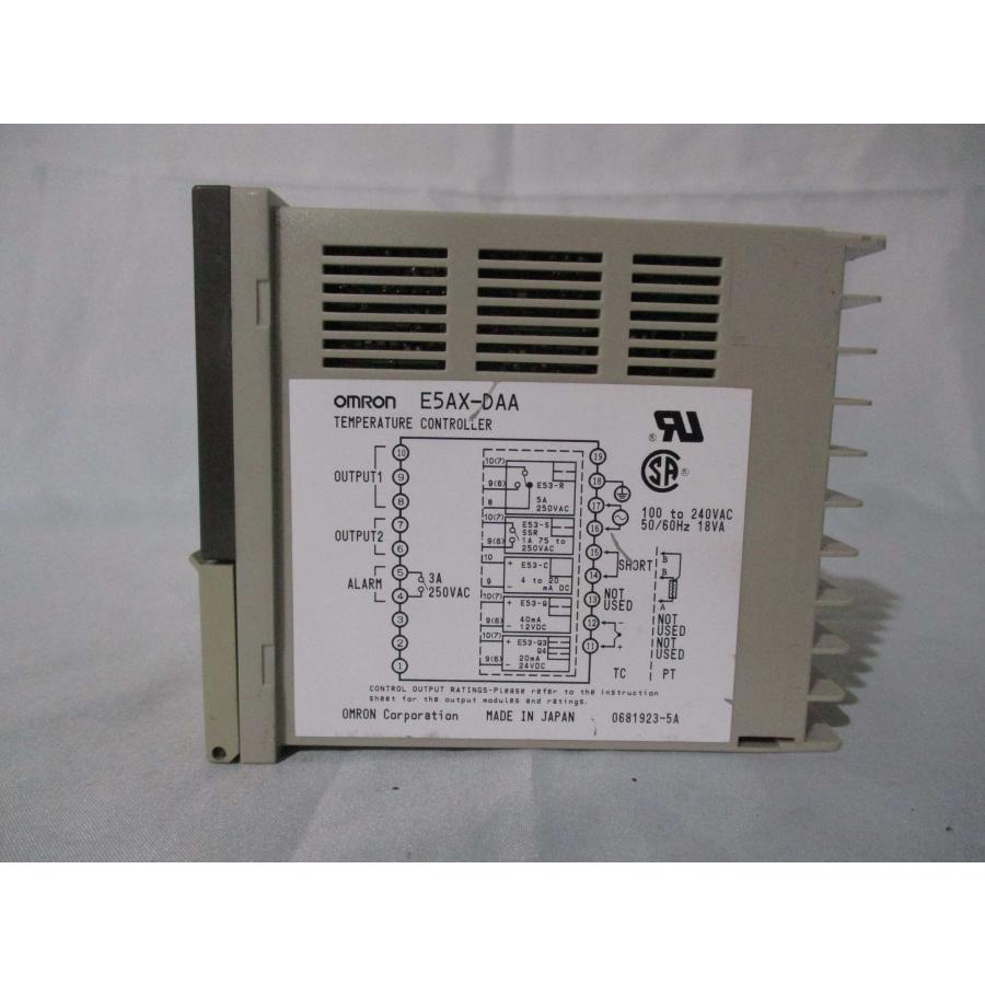 中古OMRON E5AX-DAA TEMPERATURE CONTROLLER(JAAR40905B044) :JAAR40905B044:growdetrading Yahoo!ショップ ...