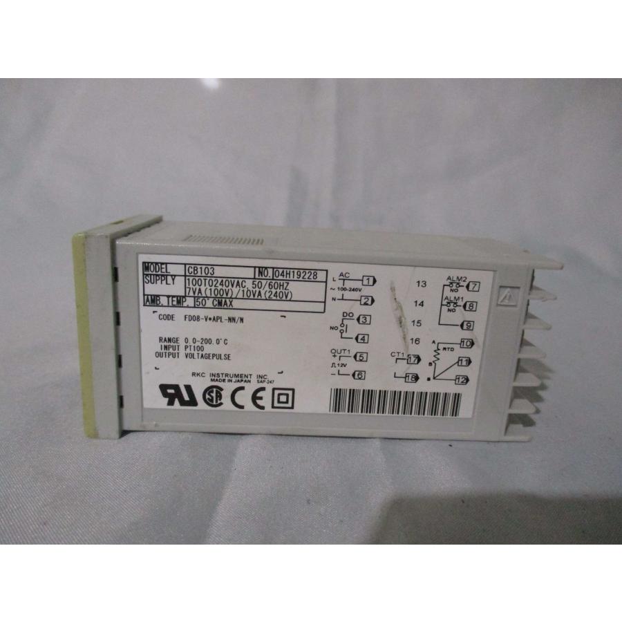 中古RKC 温度コントローラ CB103(JAAR40906C058) : growdetrading Yahoo!ショップ - 通販 ...