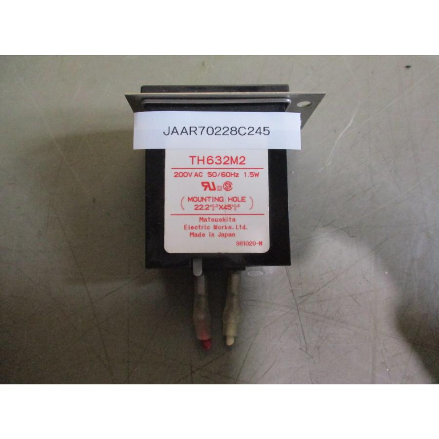 中古 MATSUSHITA TH632M2 200V AC 50/60Hz 1.5W(JAAR70228C245) : growdetrading Yahoo!ショップ - 通販 ...