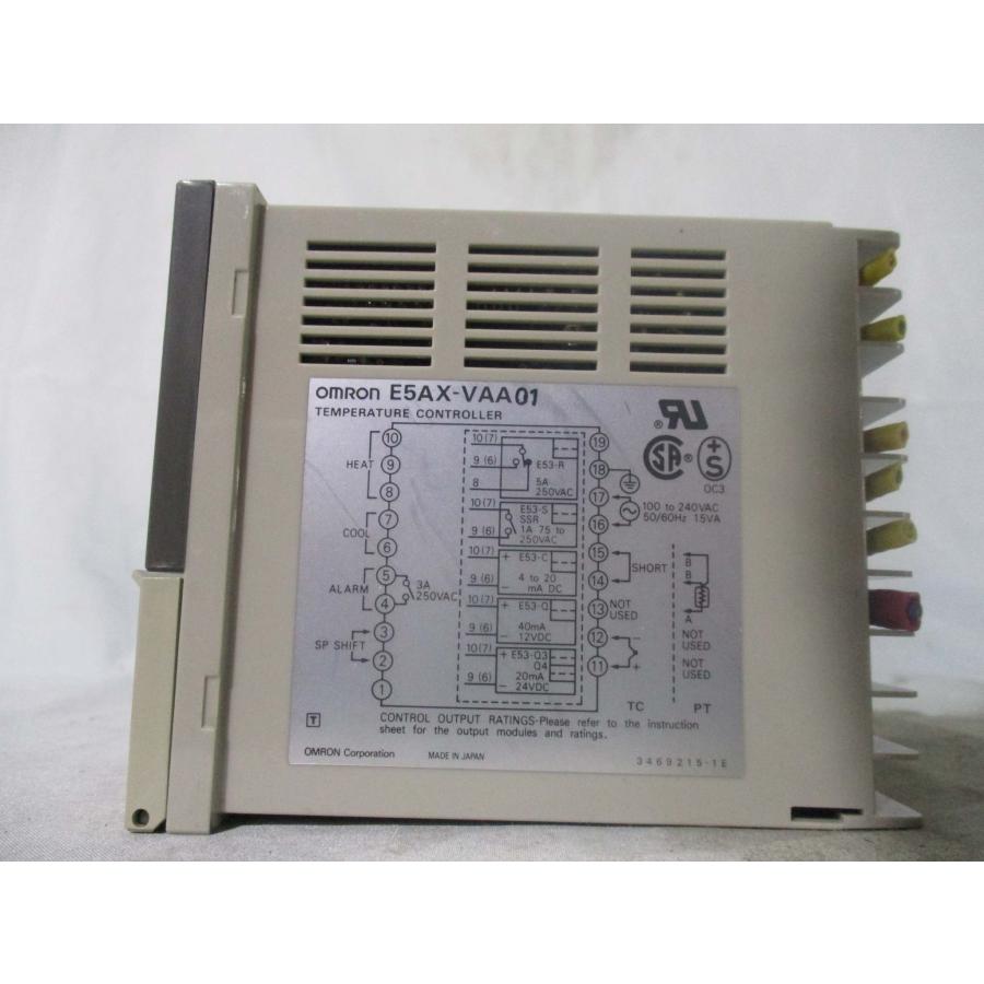 中古 OMRON TEMPERATURE CONTROLLER E5AX-VAA01 温度調節器(JABR41111A277) : growdetrading Yahoo!ショップ - 通販 ...