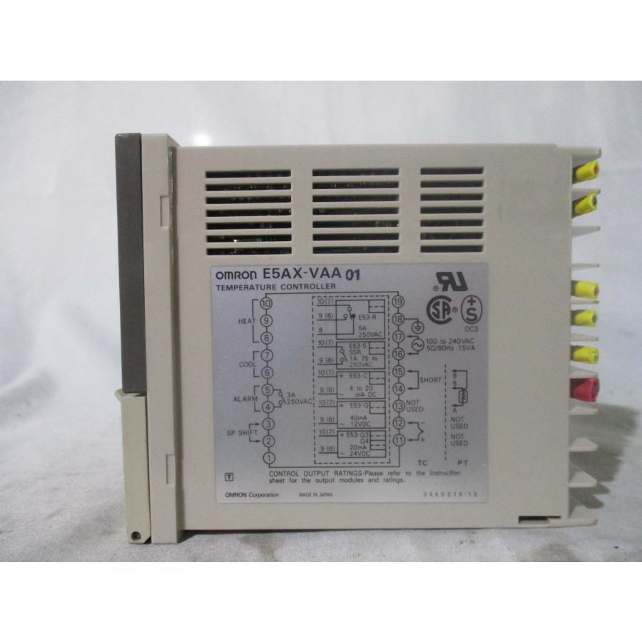 中古 OMRON TEMPERATURE CONTROLLER E5AX-VAA01 温度調節器(JABR41111A279) : jabr41111a279 : growdetrading ...