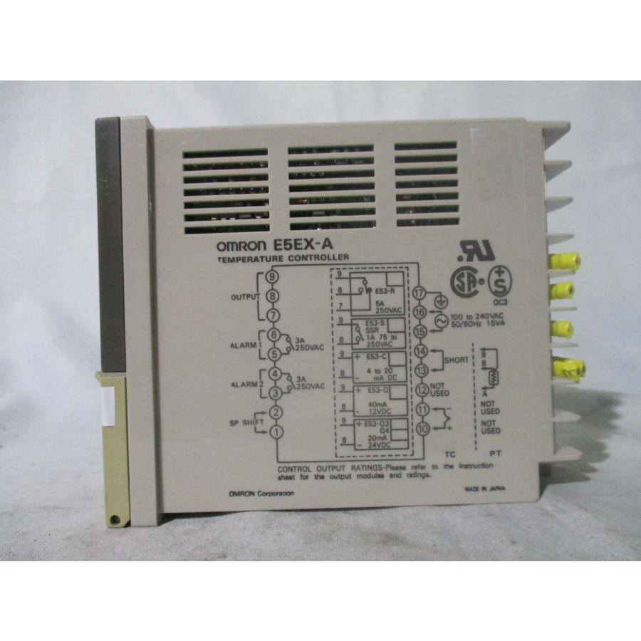 中古 OMRON TEMPERATURE CONTROLLER E5EX-A 温度調節器(JABR41111A293) : jabr41111a293 : growdetrading ...