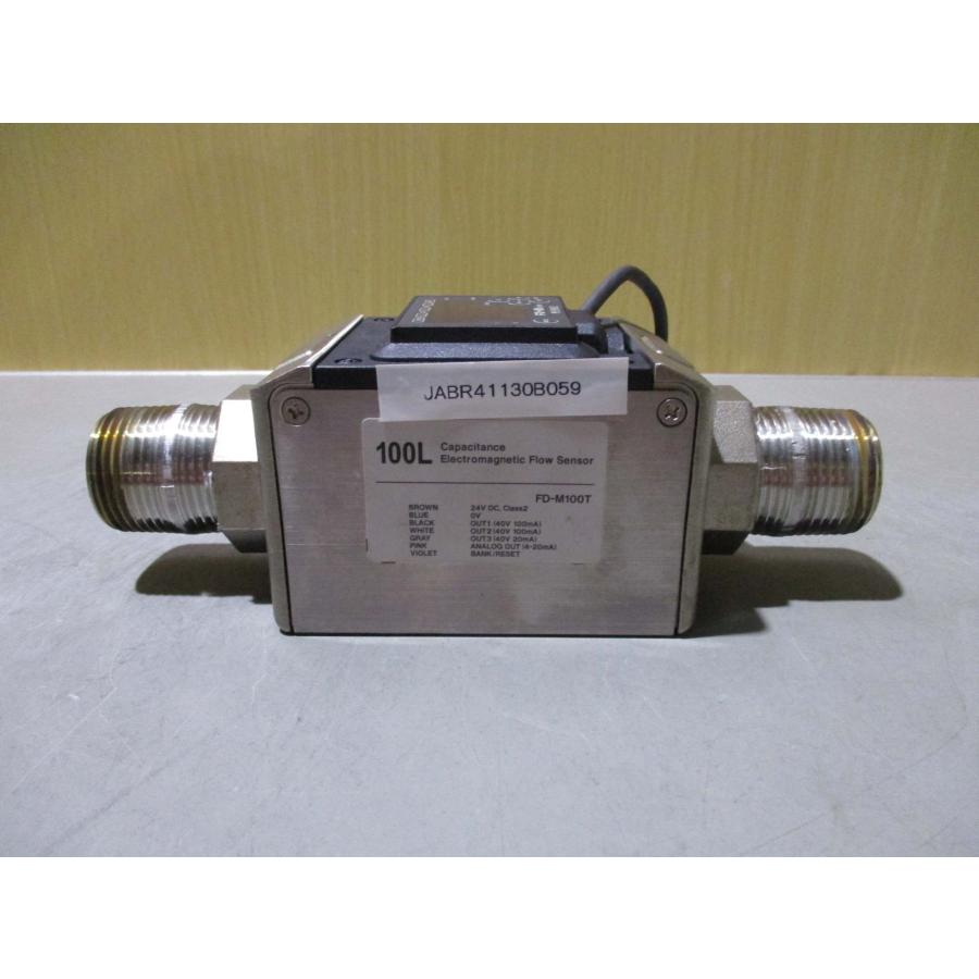 中古KEYENCE 電磁式流量センサ縦型 100L FD-M100T(JABR41130B059) : growdetrading Yahoo ...
