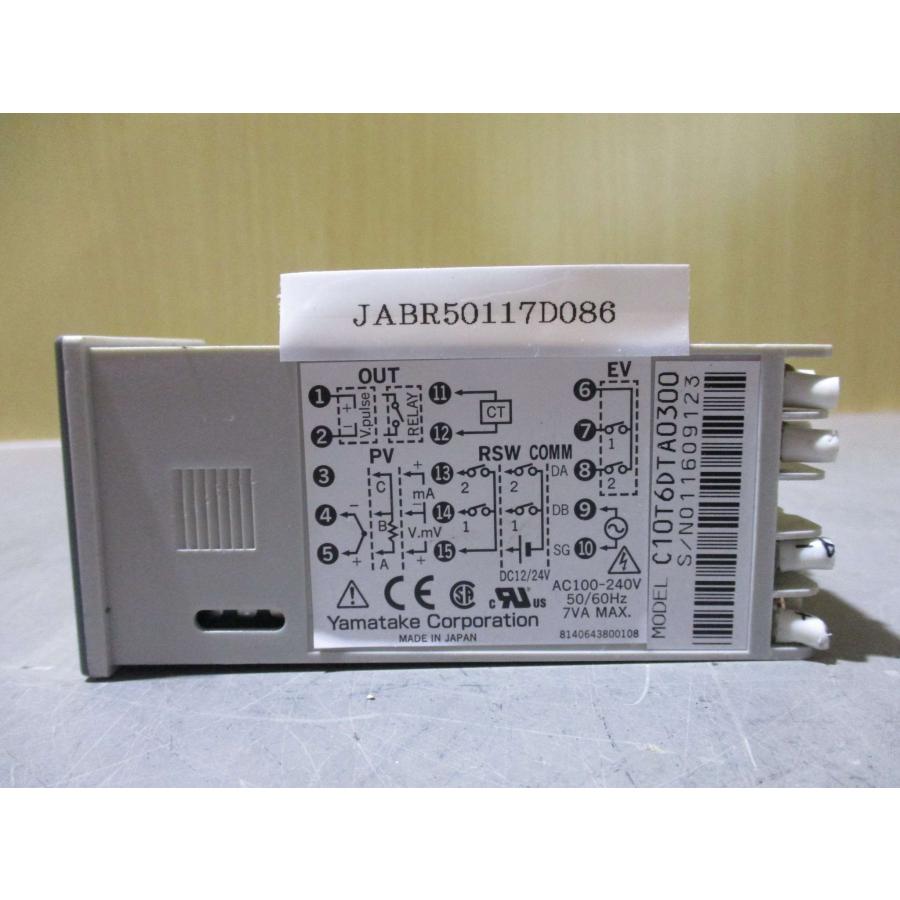 中古YAMATAKE SDC10 C10T6DTA0300 デジタル指示調節計(JABR50117D086) : growdetrading ...