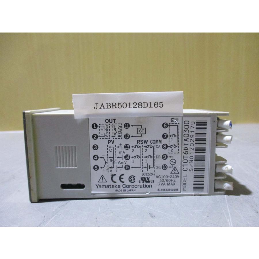 中古 YAMATAKE SDC10 Temperature controller C10T6DTA0300 温度調節器 AC100-240V ...