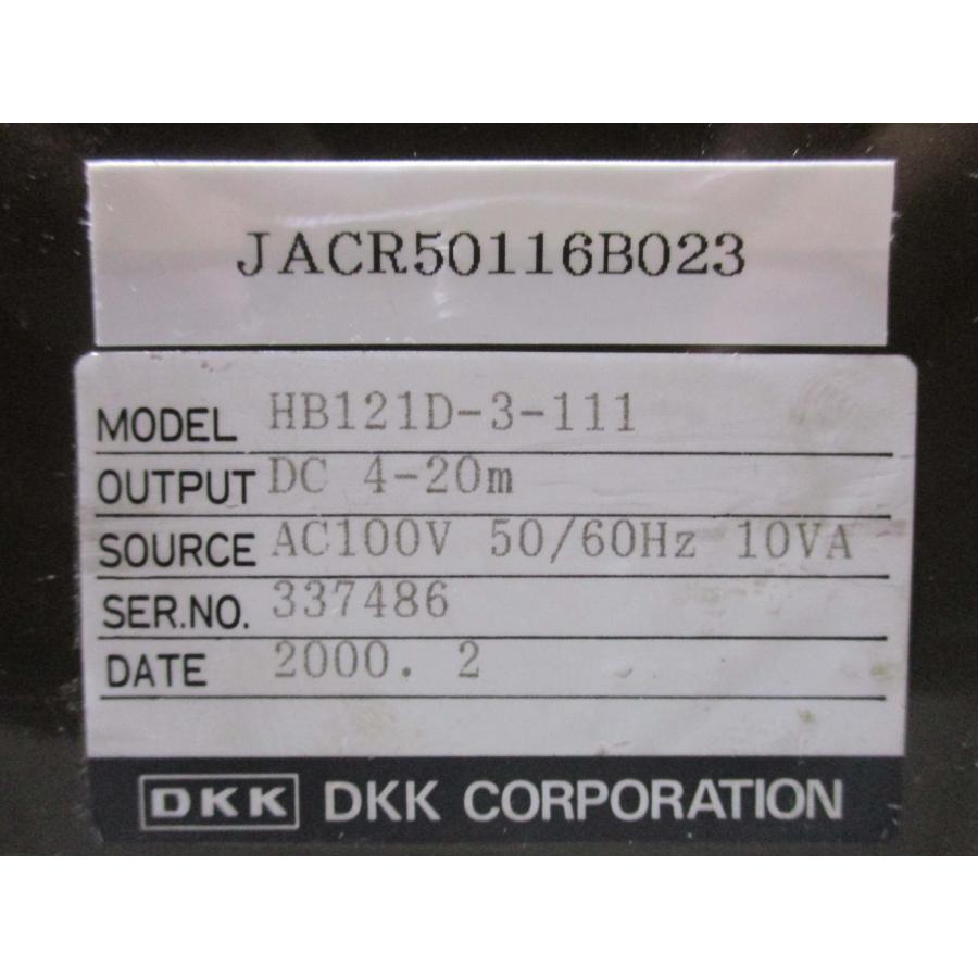 中古DKK・TOA HB-121D パネル型pH/ORP調節計 AC100V 10VA(JACR50116B023) : growdetrading Yahoo!ショップ - 通販 ...