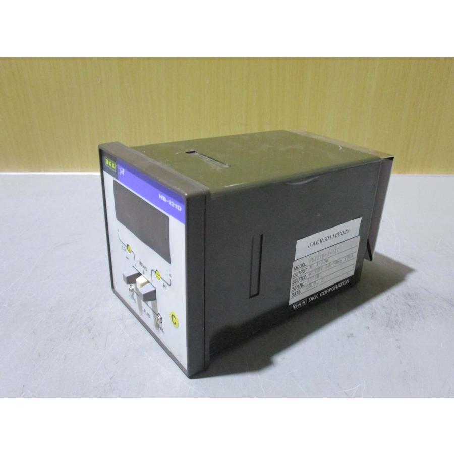 中古DKK・TOA HB-121D パネル型pH/ORP調節計 AC100V 10VA(JACR50116B023) : jacr50116b023 : growdetrading Yahoo ...