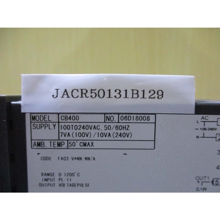中古 RKC TEMPERATURE CONTROLLER CB400 温度調節器(JACR50131B129 ...