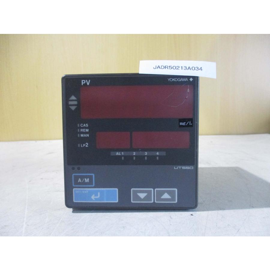 中古 YOKOGAWA CONTROLLER UT550 デジタル指示調節計 100-240VAC(JADR50213A034 ...