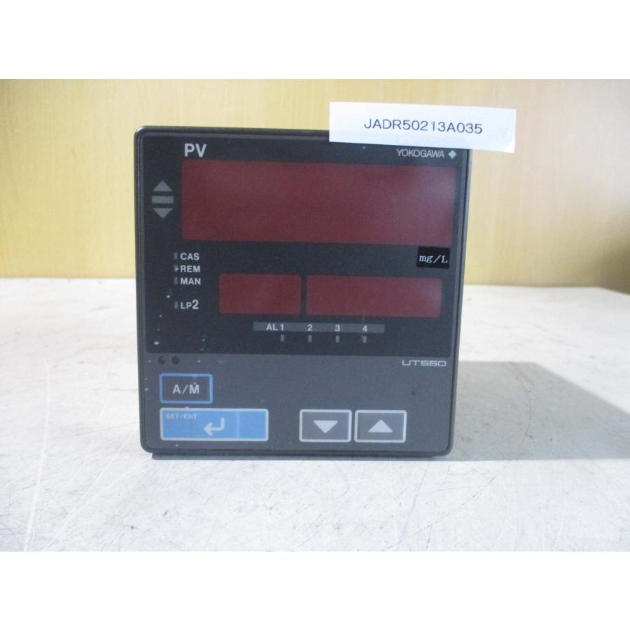 中古 YOKOGAWA CONTROLLER UT550 デジタル指示調節計 100-240VAC(JADR50213A035 ...