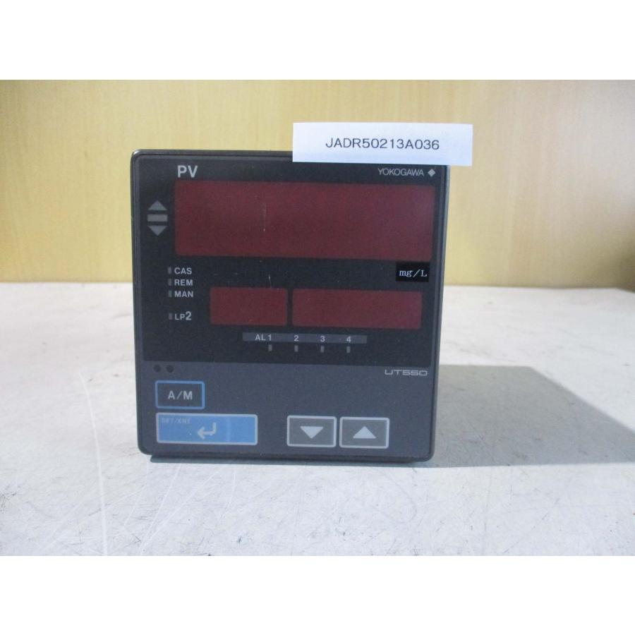 中古 YOKOGAWA CONTROLLER UT550 デジタル指示調節計 100-240VAC(JADR50213A036 ...