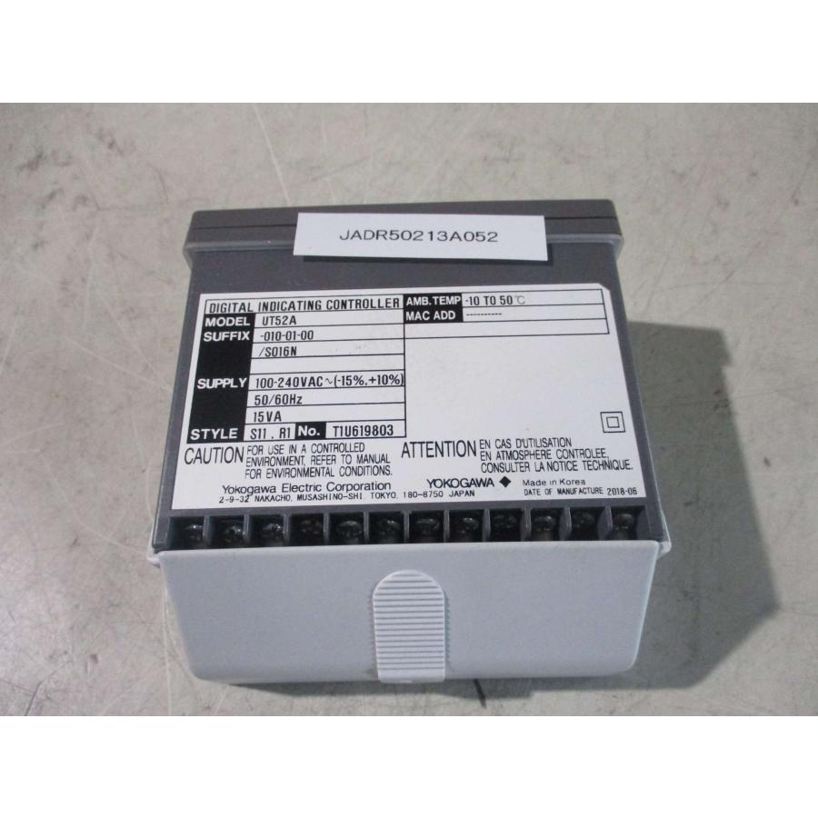 中古 YOKOGAWA UT52A デジタル指示調節計 15VA 50/60HZ(JADR50213A052) : jadr50213a052 ...