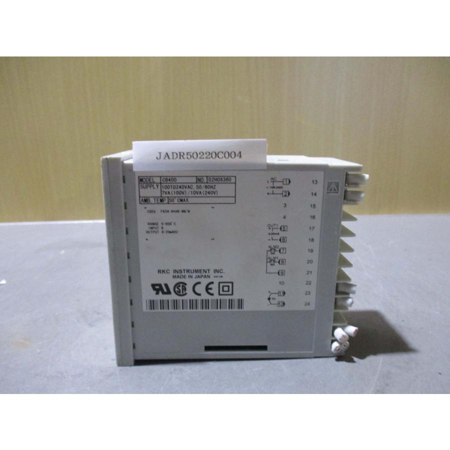 中古 RKC TEMPERATURE CONTROLLER CB400 温度調節器(JADR50220C004 ...