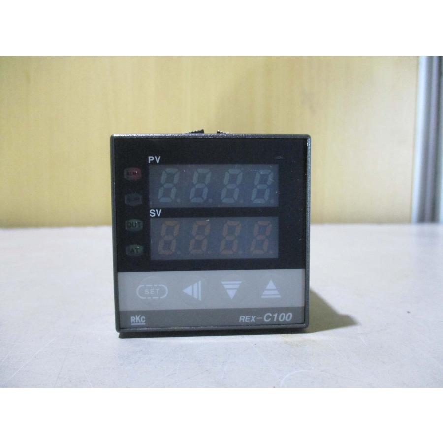 中古 RKC TEMPERATURE CONTROLLER REX-C100 FK01-V* HN 温度コントローラー ...