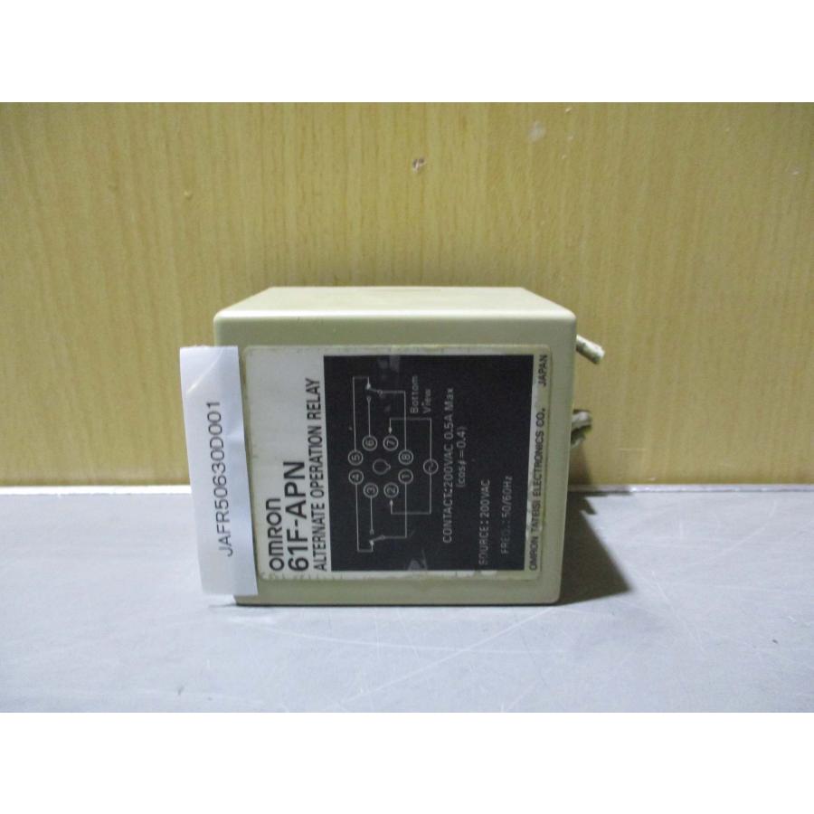 中古 OMRON ALTERNATE OPERATION RELAY 61F-APN 交互運転リレー(JAFR50630D001) : growdetrading Yahoo!ショップ ...