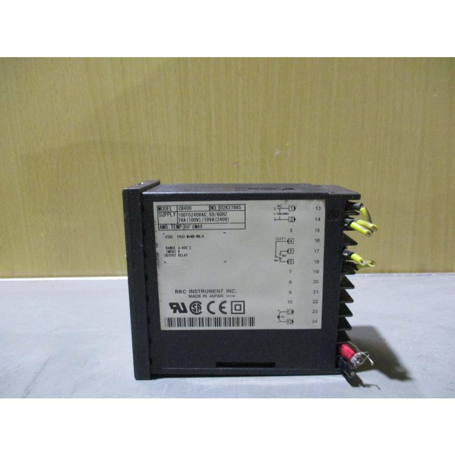 中古 RKC TEMPERATURE CONTROLLER CB400 温度調節器(JAFR50630D004 ...