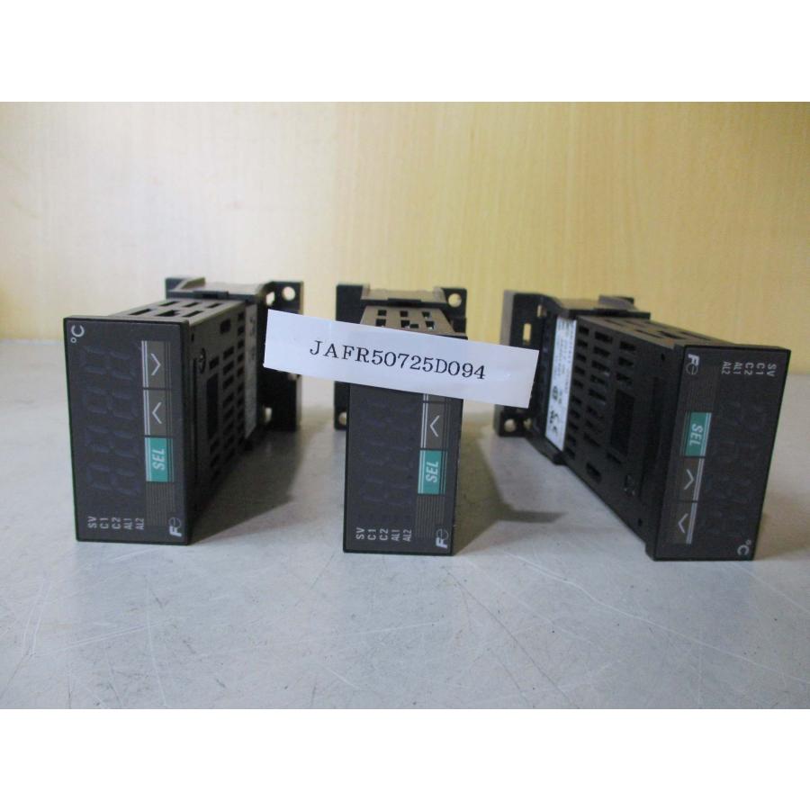 中古 FUJI TEMPERATURE CONTROLLER PXR3TCY1-FYM00 温度コントローラー 3個 ...