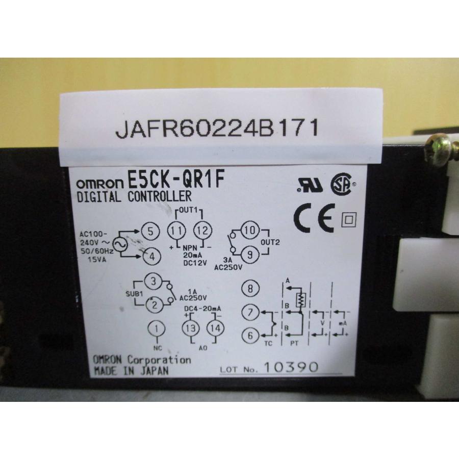 中古 OMRON E5CK-QR1F DIGITAL CONTROLLER (JAFR60224B171) : growdetrading Yahoo!ショップ - 通販 - Yahoo!ショッピング