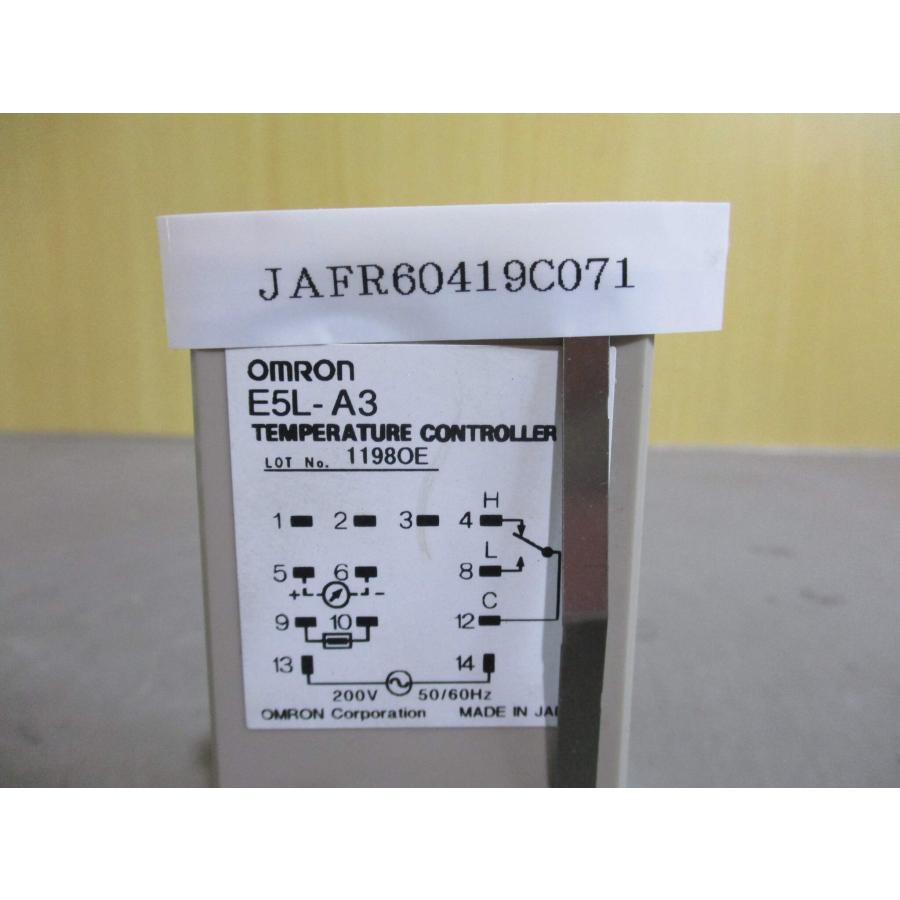 中古 OMRON TEMPERATURE CONTROLLER E5L-A3 温度調節器 (JAFR60419C071) : growdetrading Yahoo!ショップ - 通販 ...