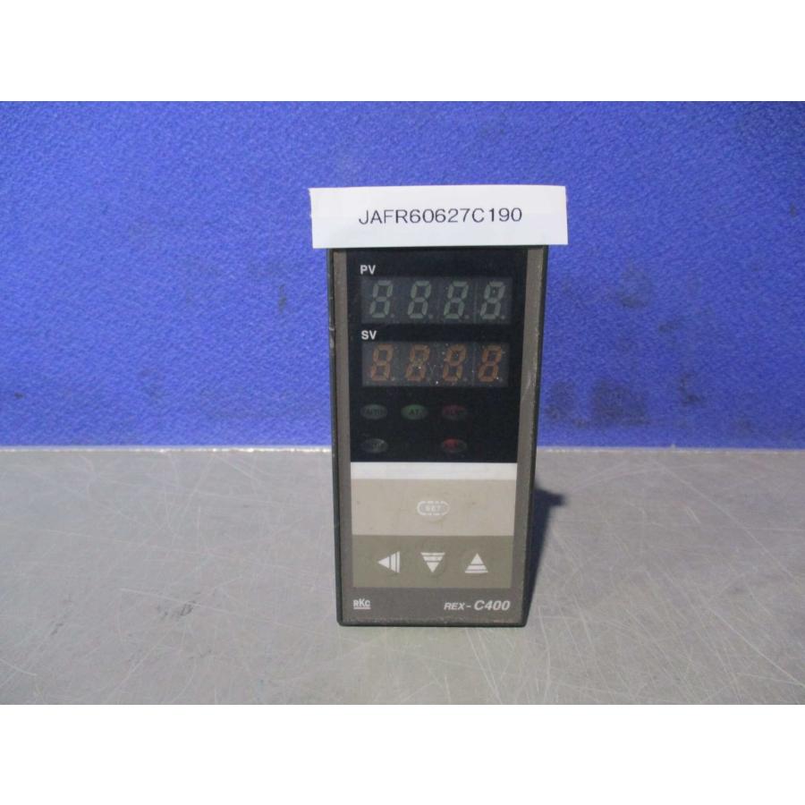 中古RKC REX-C400 デュアルデジタルディスプレイ PID 温度コントローラー C400DK02-M*AH(JAFR60627C190 ...