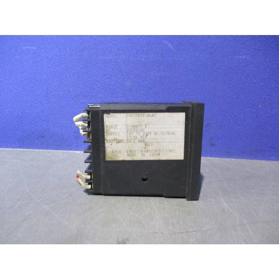 中古RKC REX-C400 デュアルデジタルディスプレイ PID 温度コントローラー C400DK02-M*AH(JAFR60627C190 ...