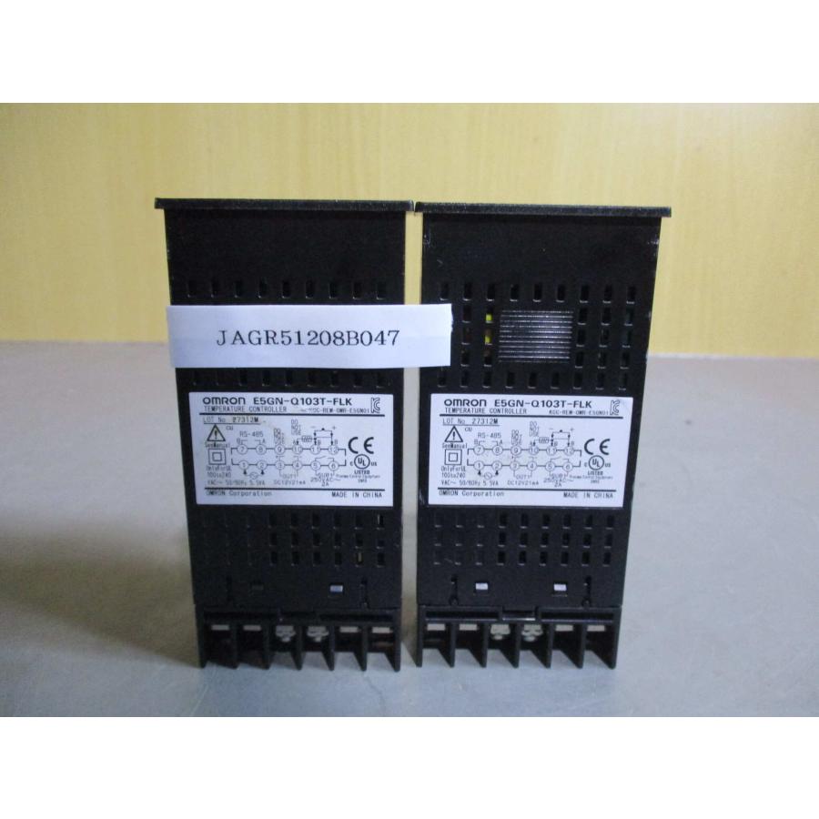 中古 OMRON E5GN-Q103T-FLK AC100-240 TEMPERATURE CONTROLLER 2個 (JAGR51208B047) : jagr51208b047 ...