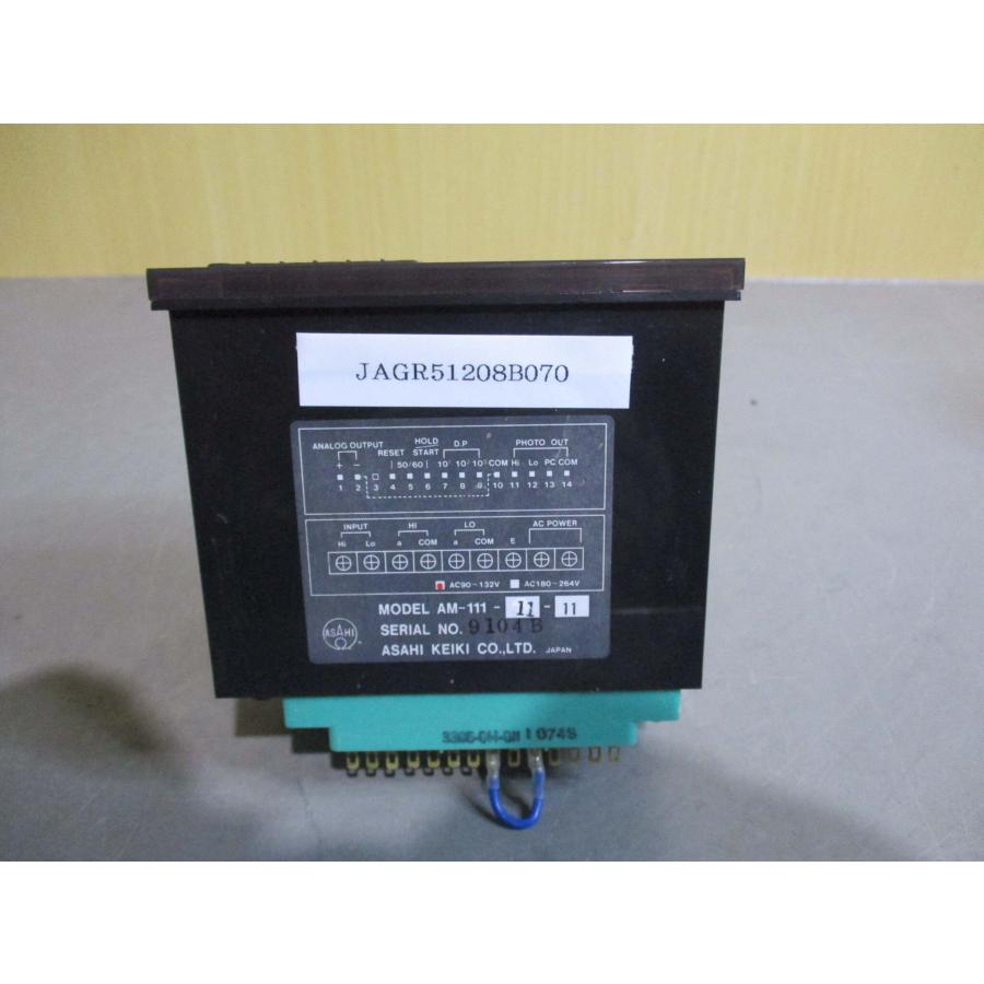 中古 Asahi Keiki AM-111-11-11 Panel Meter (JAGR51208B070) : growdetrading ...