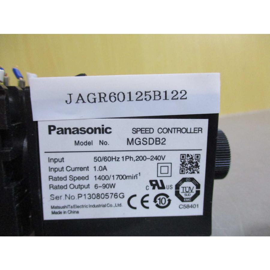 中古 Panasonic MGSDB2 Speed Controller 3個 (JAGR60125B122) : growdetrading ...