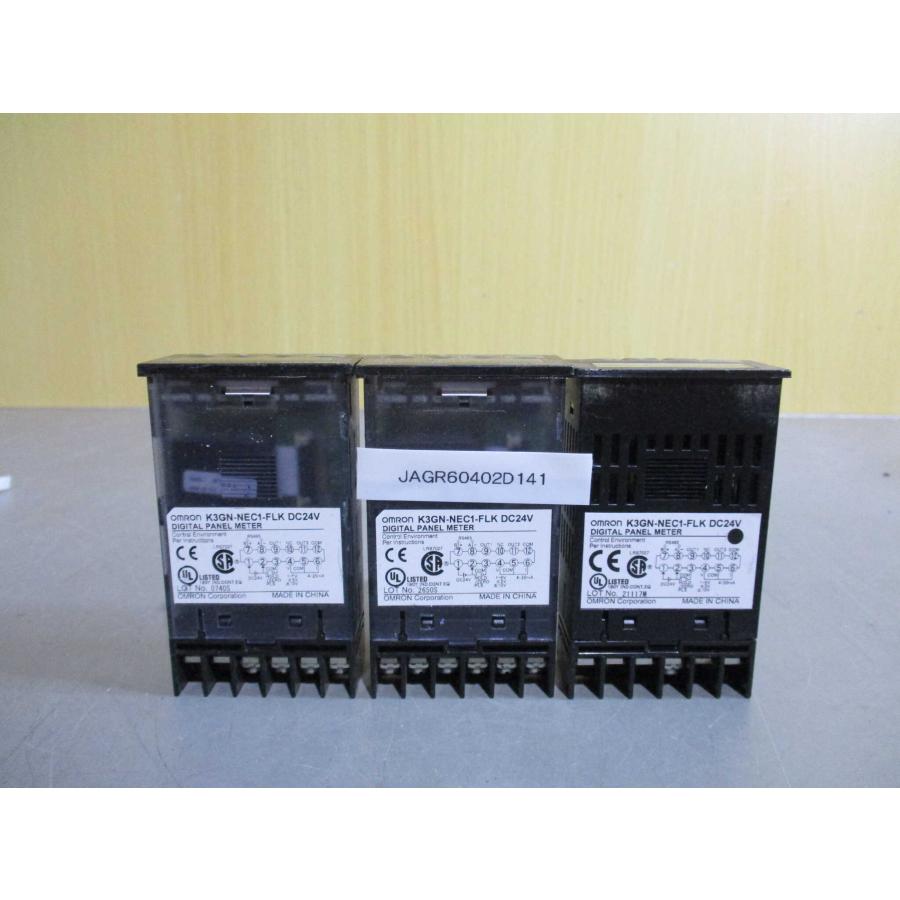 中古 OMRON DIGITAL PANEL METER K3GN-NEC1-FLK DC24V 3個 (JAGR60402D141) : growdetrading Yahoo!ショップ ...