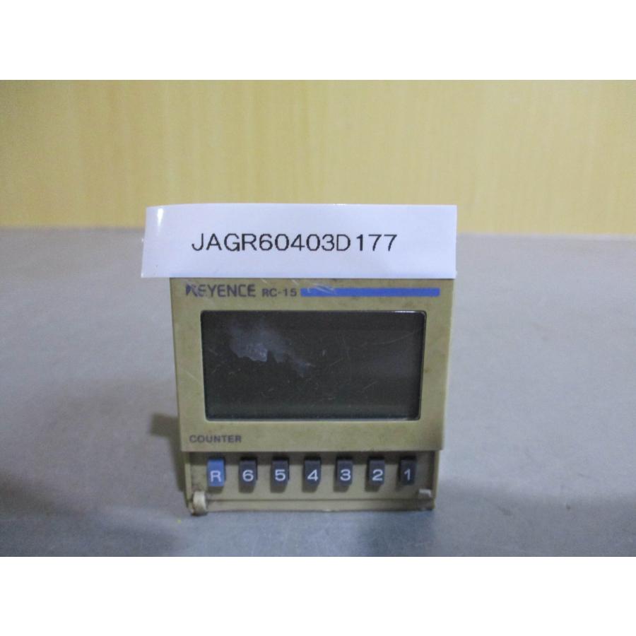 中古 KEYENCE RC-15 小型電子カウンタ RC シリーズ (JAGR60403D177) : growdetrading Yahoo!ショップ - 通販 - Yahoo!ショッピング