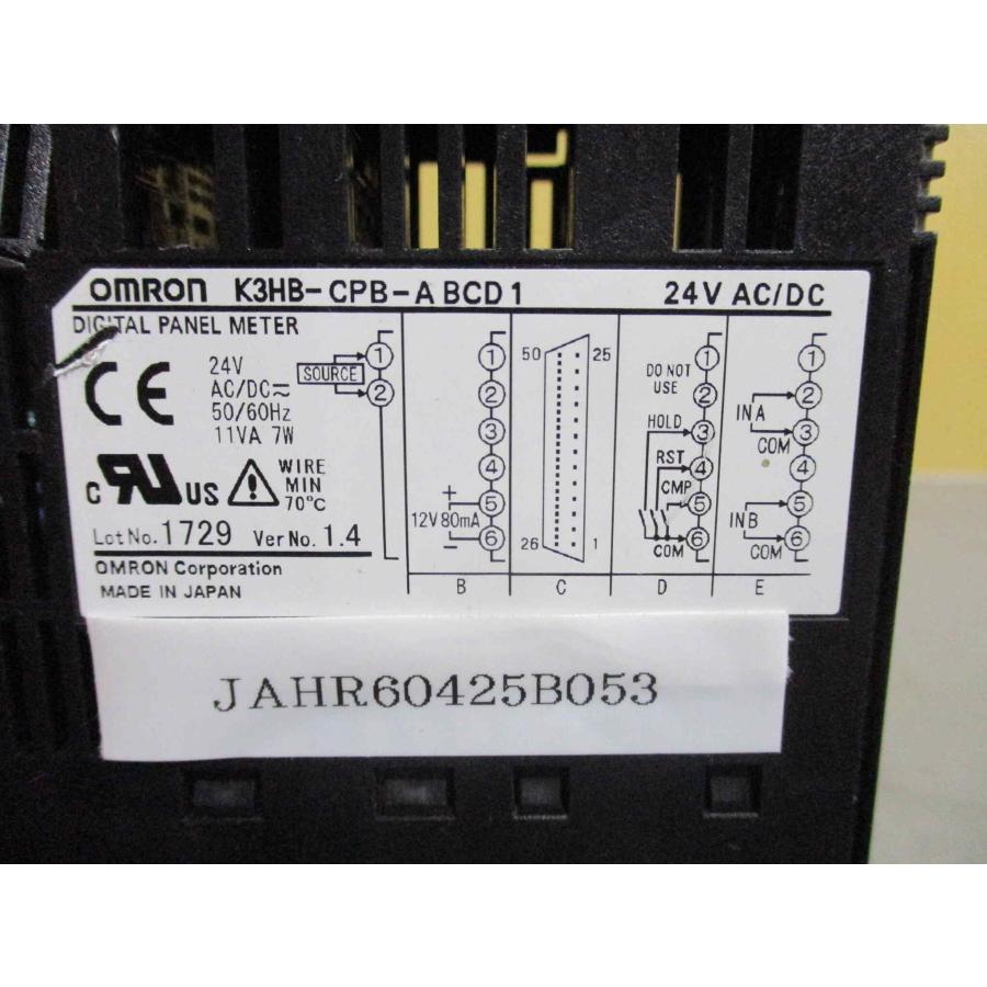 中古 OMRON DIGITAL PANEL METER K3HB-BPB-ABCD1 (JAHR60425B053) : growdetrading Yahoo!ショップ - 通販 ...