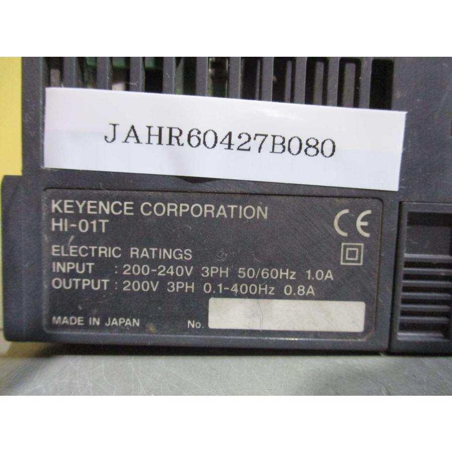 中古 KEYENCE HYBRID INVERTER HI-01T インバータ (JAHR60427B080) :JAHR60427B080 ...