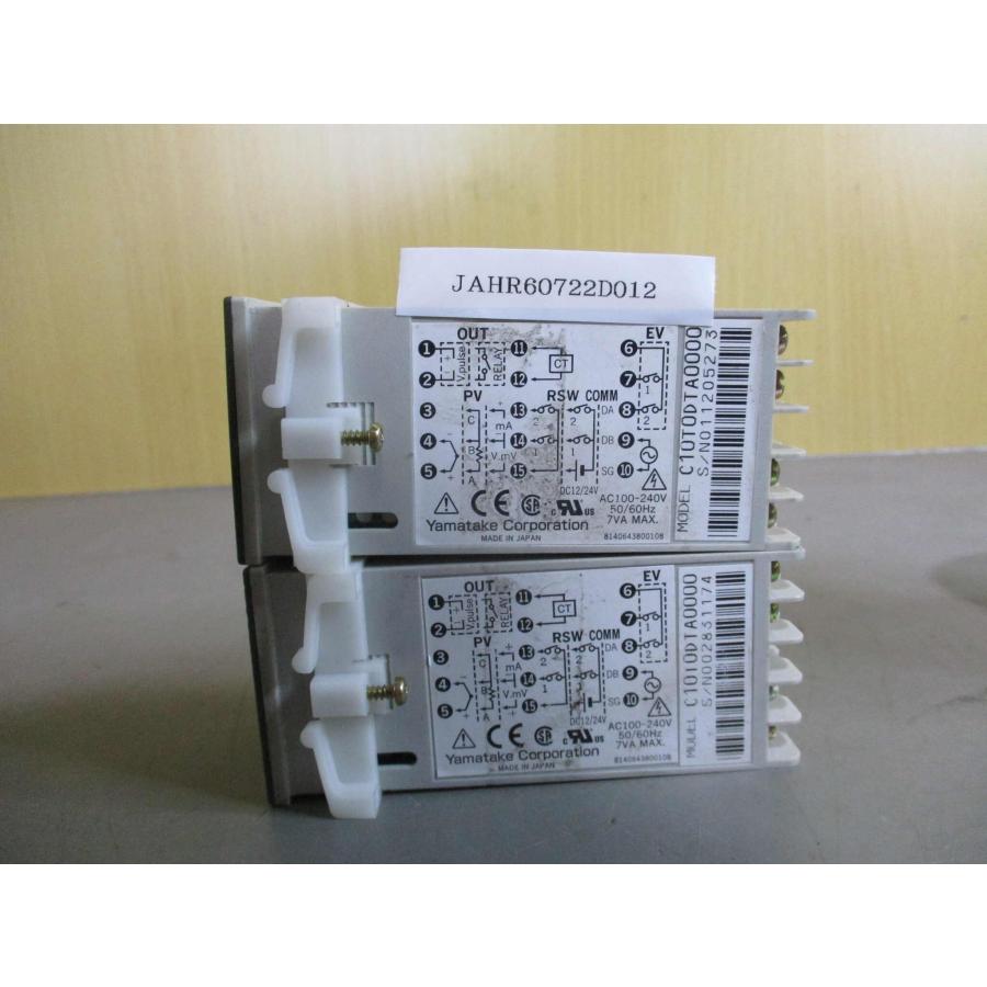 中古 YAMATAKE DIGITAL CONTROLLER SDC10 C10T0DTA0000 デジタル指示調節計 2個 ...