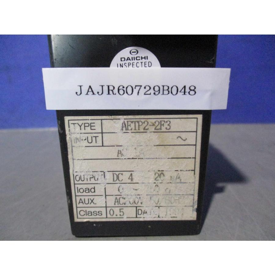 中古 DAIICHI TRANSDUCER AETP2-2F3 (JAJR60729B048) : growdetrading Yahoo!ショップ - 通販 - Yahoo!ショッピング