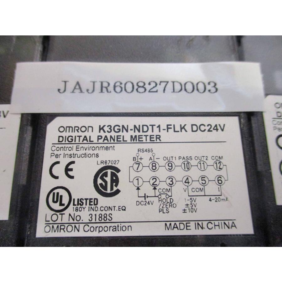 中古OMRON DIGITAL PANEL METER K3GN-NDT1-FLK デジタルパネルメータ DC24V 5個(JAJR60827D003) : jajr60827d003 ...