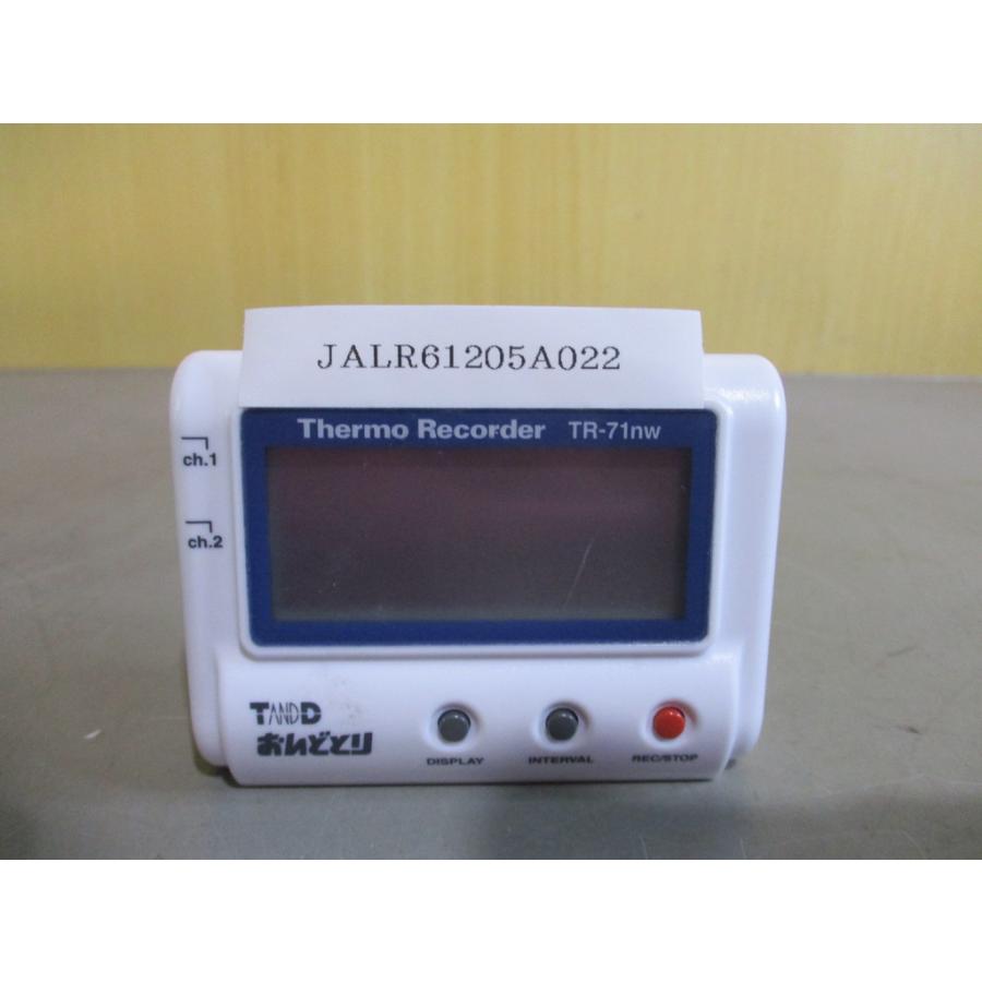 中古 T&D TR-71nw 有線LAN温度2chデータロガー(おんどとり) (JALR61205A022) : growdetrading Yahoo!ショップ - 通販 - Yahoo ...