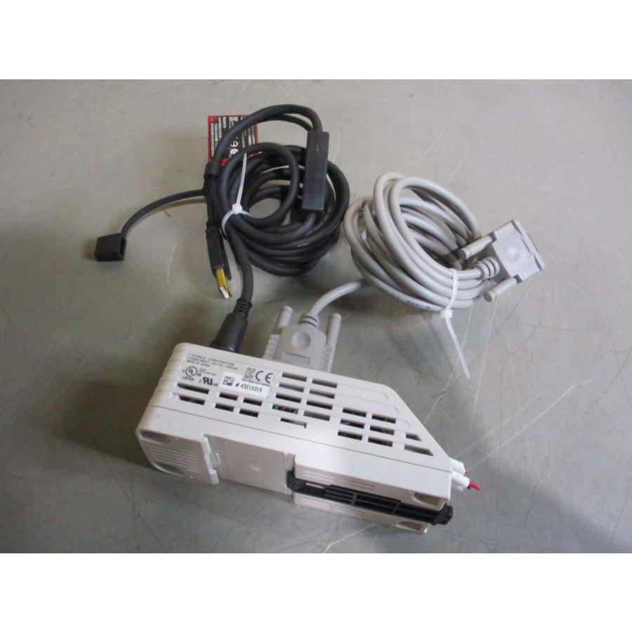 中古 Keyence N-R2 RS-232C Code Reader Interface Communication Unit 24VDC ...