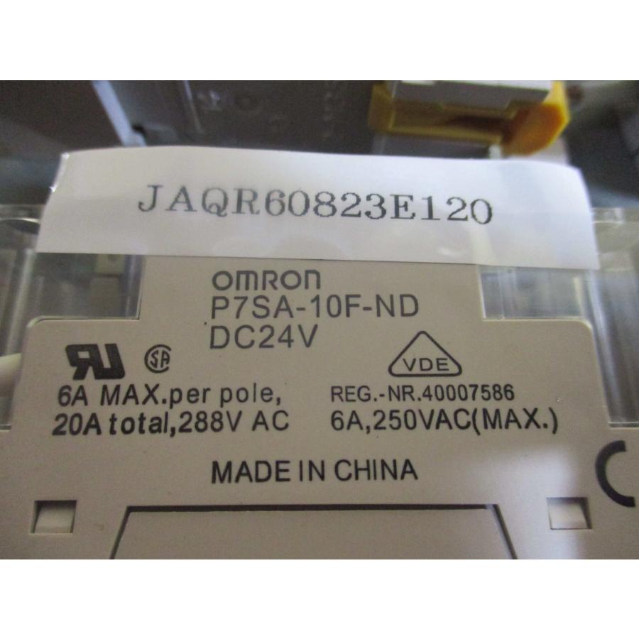 中古 OMRON P7SA-10F-ND DC24V セーフティリレーソケット 6個(JAQR60823E120) : jaqr60823e120 : growdetrading Yahoo ...