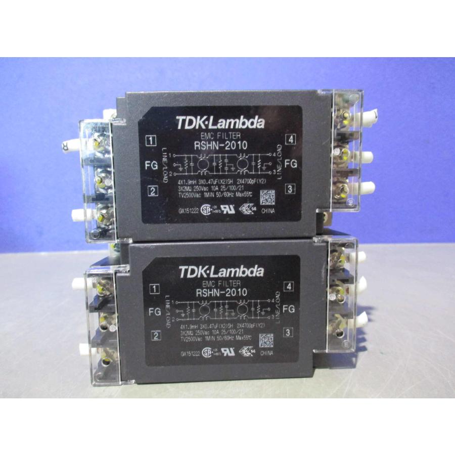 中古 TDK LAMBDA RSHN-2010 10A ノイズフィルター 2個(JAQR60904D102) : growdetrading Yahoo!ショップ - 通販 - Yahoo ...