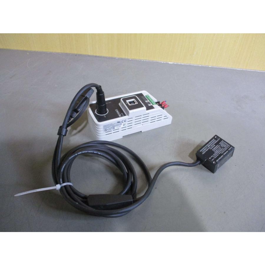 中古 KEYENCE N-UB バーコード装置用 Ethernet 専用通信装置/SR-600 超小型2次元コードリーダ ...