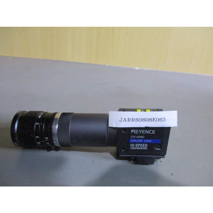 中古 KEYENCE COLOR CCD CV-035C/TV LENS 50mm 1:1.8 レンズ(JARR60608E063 ...