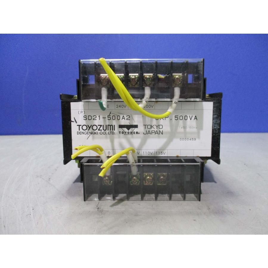 中古 TOYOZUMI SD21-500A2 ダウントランス 500VA (JATR51016E022) : growdetrading Yahoo!ショップ - 通販 - Yahoo!ショッピング