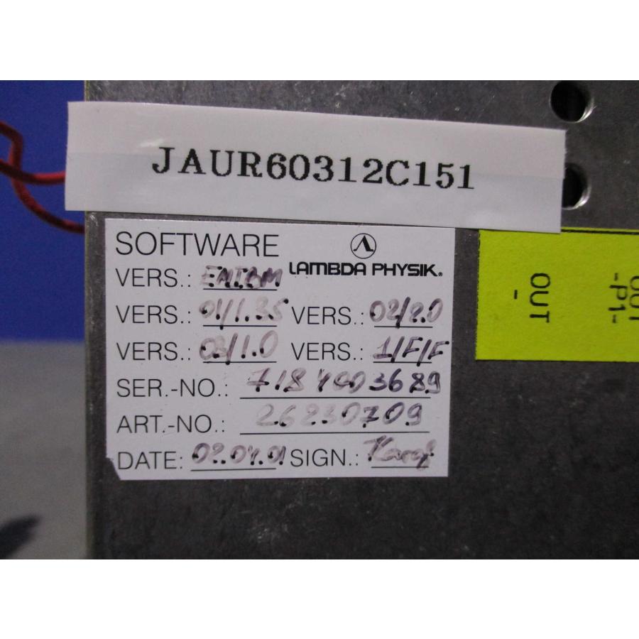 中古 LAMBDA PHYSIK SOFTWARE 011135 (JAUR60312C151) : growdetrading Yahoo!ショップ - 通販 - Yahoo!ショッピング
