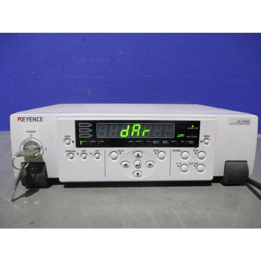 中古 KEYENCE LASER DISPLACEMENT METER LE-4000 通電OK (JAUR60329D115 ...