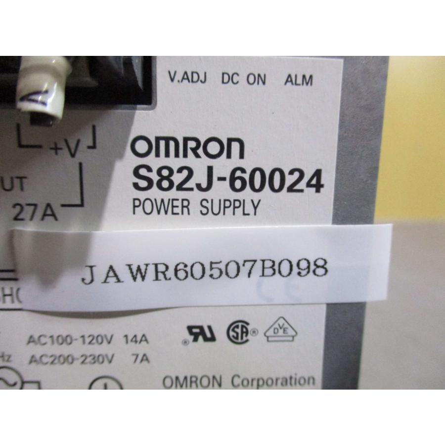 中古 OMRON S82J-60024 POWER SUPPLY DC24V 27A (JAWR60507B098 ...