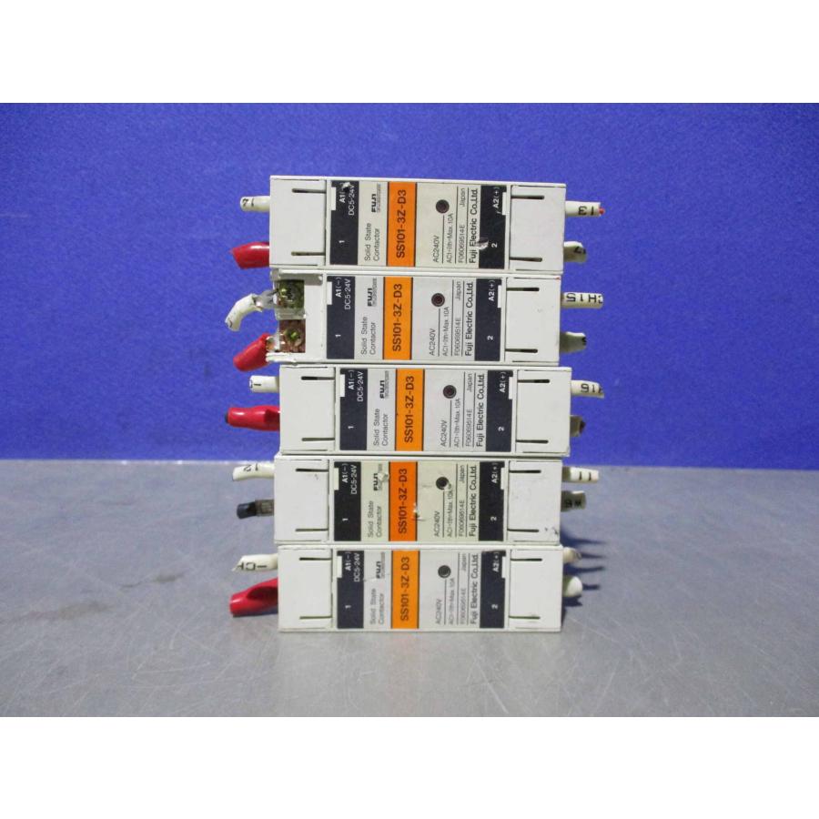中古 FUJI SOLID STATE CONTACTOR SS101-3Z-D3 ソリッドステート コンタクタ 5個 ...