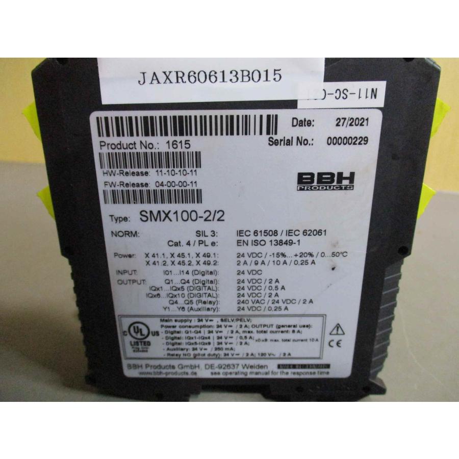 中古 BBH products PLC SMX100-2/2(JAXR60613B015) : growdetrading Yahoo!ショップ - 通販 - Yahoo!ショッピング