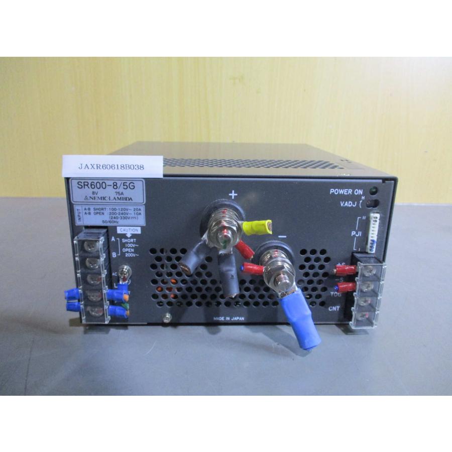 中古NEMIC LAMBDA SR600-8/5G POWER SUPPLY 8V 75A(JAXR60618B038) :JAXR60618B038:growdetrading Yahoo ...