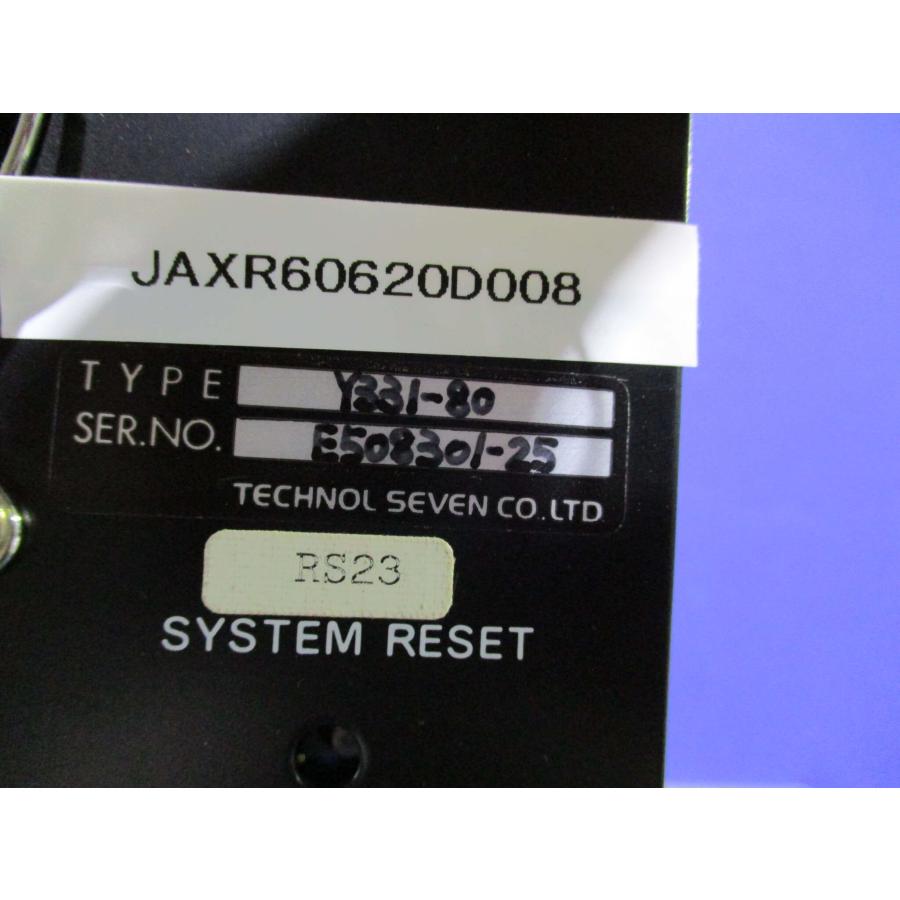 中古 TECHNOL SEVEN Y331-80 HOT CHUCK CONTROLLER(JAXR60620D008 ...