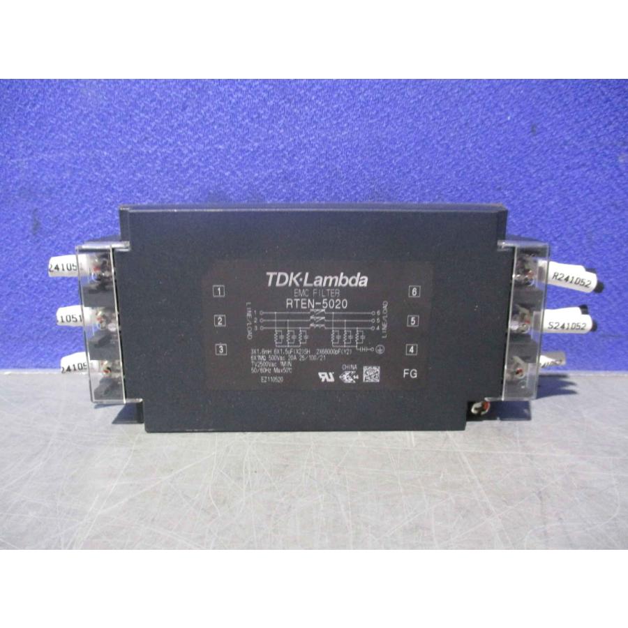 中古 TDK-LAMBDA RTEN-5020 EMCフィルタ (JAXR60621D047) : growdetrading Yahoo!ショップ - 通販 - Yahoo!ショッピング
